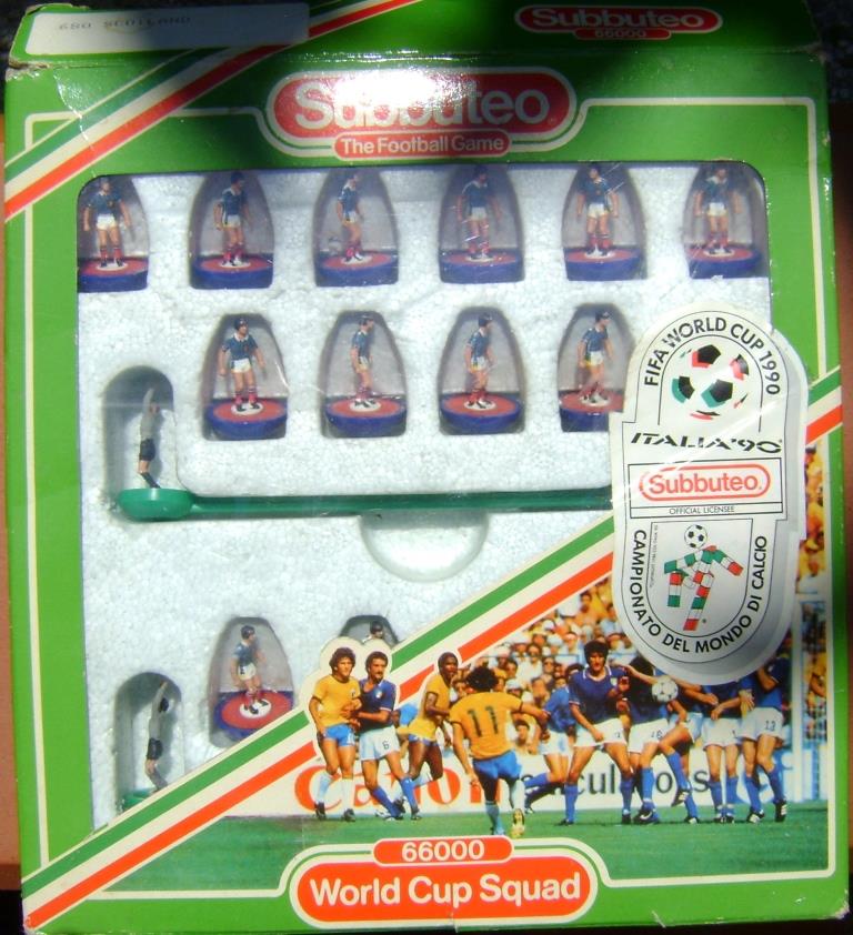 66000 World Cup 1990 Squads – SUBBUTEO TEAM CATALOGUE